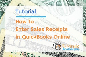 How to Enter Sales Receipts in QuickBooks Online