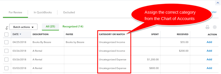 How to fix Uncategorized Income and Expenses in QuickBooks Online - 5 ...