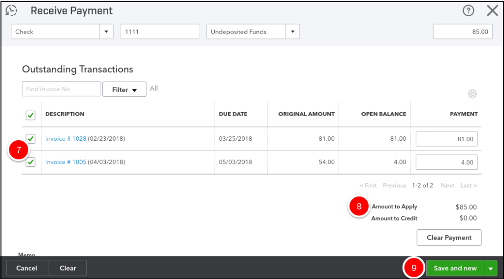 How to Enter Customer Payments and Deposits in QuickBooks Online - 5 Minute Bookkeeping